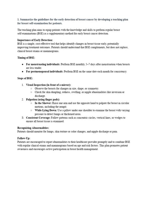 Week 15 Onco Course Task Breast Cancer Detection Pdf Breast Cancer Diseases And Disorders