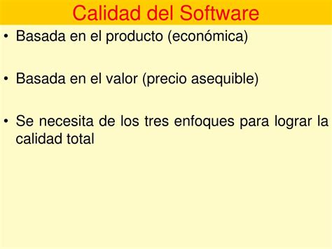 PPT Aseguramiento De La Calidad Del Software PowerPoint Presentation