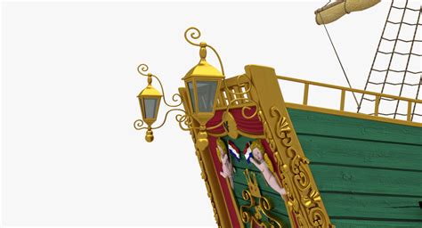 3d 17th Century Dutch Frigate Model Turbosquid 1263129
