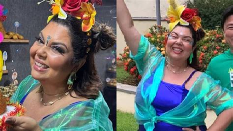 Fabiana Karla faz raríssima aparição namorado discreto Prontos