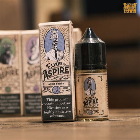 Aspire Elixir Apple Shisha Salt Nic The Smoky Town