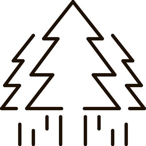 Forest Tree Line Icon Illustration 34911650 Png