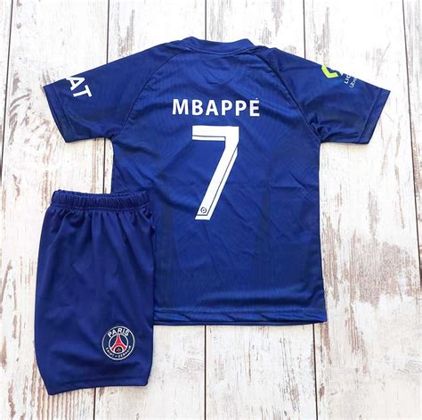 Psg 2024Мбапе меси неймар син цвят детско от 4 до 16г 2 цвята гр