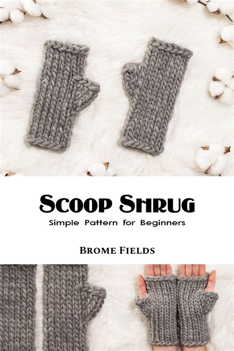 How To Knit Fingerless Gloves In The Round Brome Fields