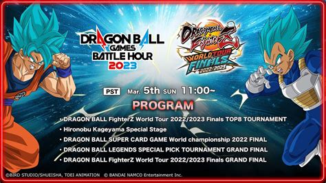 DBGBH2023 Day2 DRAGON BALL Games Battle Hour 2023 YouTube