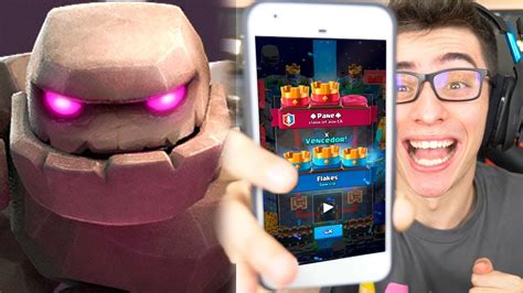NinguÉm Segura Esse Novo Deck De Golem No Clash Royale Youtube