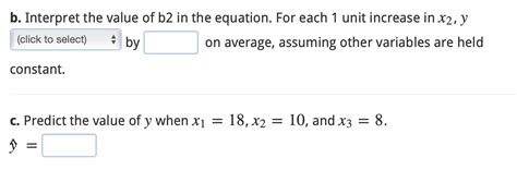 Solved Use Software To Generate A Multiple Regression Output