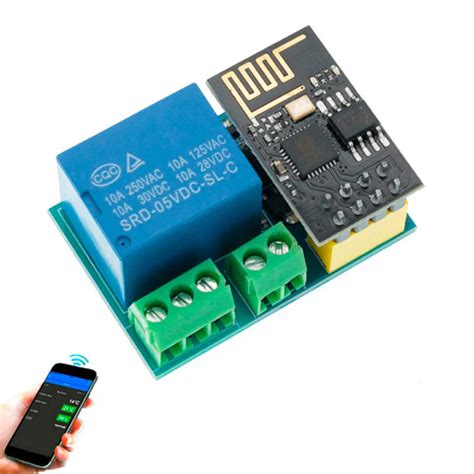 esp8266 с реле купить в Москве wi fi реле на базе esp 01 с доставкой