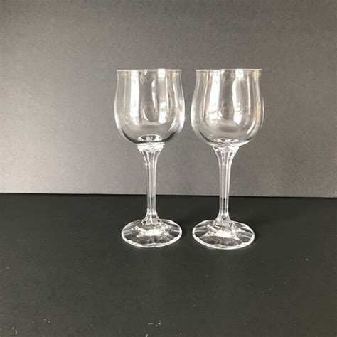 Bohemia Crystal Wine Glasses Etsy