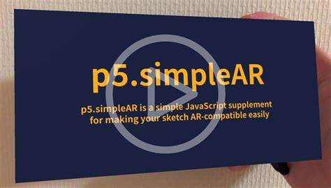 Overview P5 SimpleAR