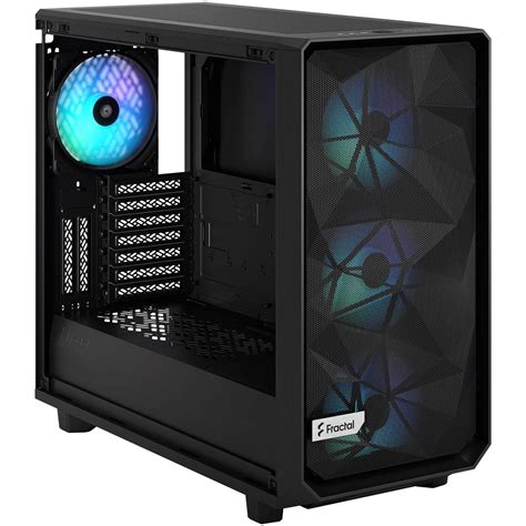 Fractal Design Meshify 2 Rgb Black Tg Gaming Case W Light Tint Glass Window Simracer Fractal Design Meshify 2 Rgb Black Tg Gaming Case W Light Tint Glass Window Simracer