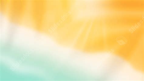 Gradient Summer Day Beach Sunlight Nature Powerpoint Background For
