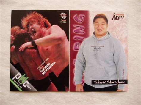 Yahooオークション 森嶋猛 2枚セット Bbm他 全日本 プロレスリング