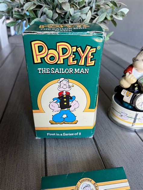 Vintage Popeye The Sailor Man Fossil Watch Etsy