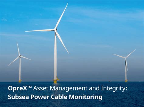 Subsea Power Cable Monitoring Yokogawa Electric Corporation