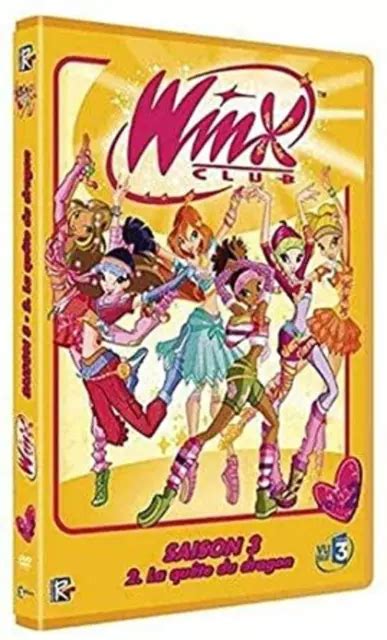 Dvd Winx Club Saison 3 Volume 2 La Quête Du Dragon Eur 743