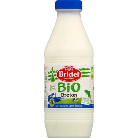 Bridel Lait Frais Bio Demi écrémé Monoprix Fr