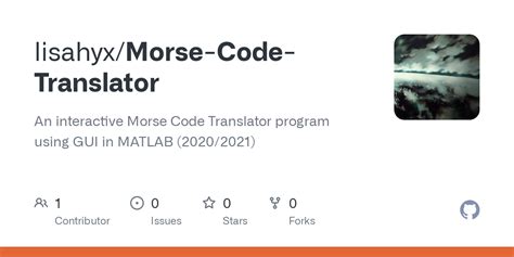 GitHub Lisahyx Morse Code Translator An Interactive Morse Code Translator Program Using GUI