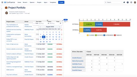 table filter charts and spreadsheets for confluence atlassian marketplace