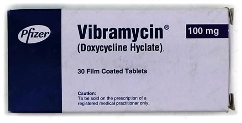 Vibramycin Tablets 100mg 30s Shafayab Pk