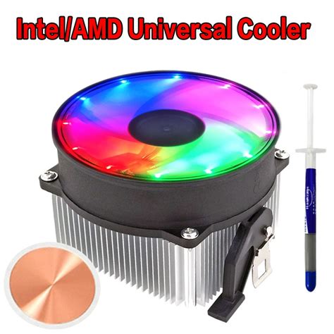 Intel Platform Fully Compatible Copper Core CPU Cooling Fan RGB Fan Fully Compatible Desktop
