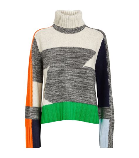 Womens Meem Multi Wool Cashmere Detachable Rollneck Sweater Harrods Uk