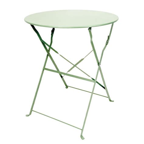 Table Ronde En Metal D60 Verte