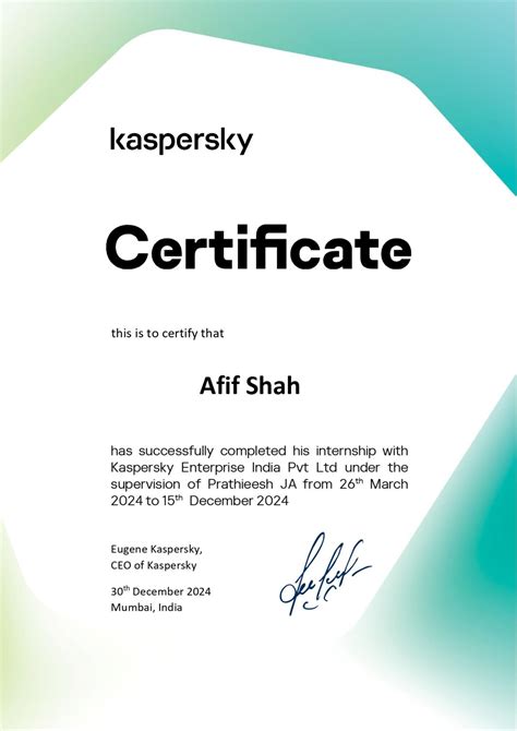 Afif Shah On Linkedin Excited To Announce The Completion Of My