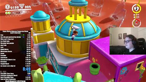 Super Mario Odyssey Superstar Mode R8 Any Speedrun In 1 24 50 Former