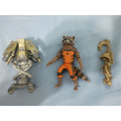 Rocket Raccoon Marvel Legends Guardiões Da Galaxia Boneco Shopee Brasil