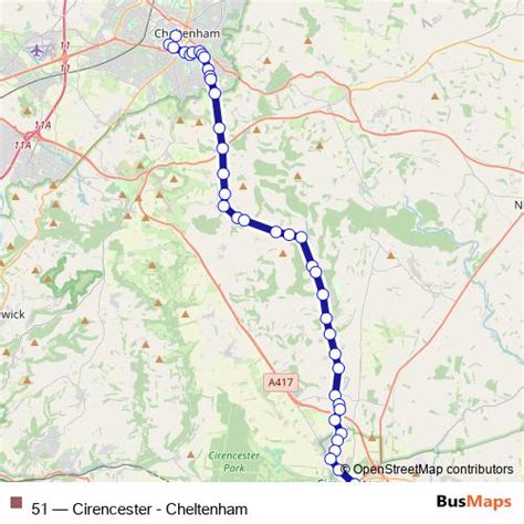 Bus 51 Schedule And Map In Gloucester