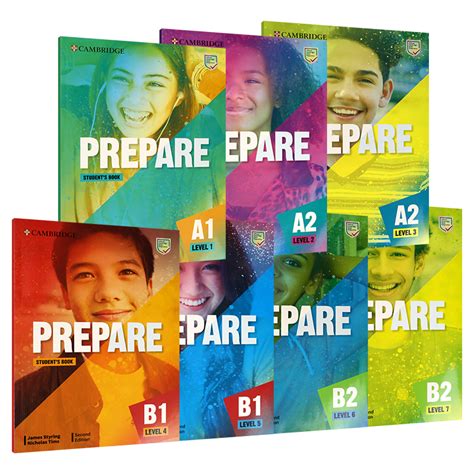 原版进口剑桥英语考试KET备考Prepare A1 A2 B1 B2级别学生课本练习册剑桥Prepare中学英语剑桥少儿英语考级 虎窝淘