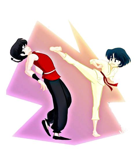 People Call Me Ranma 12 Akane And Ranma T For Movie Fans Digital Art