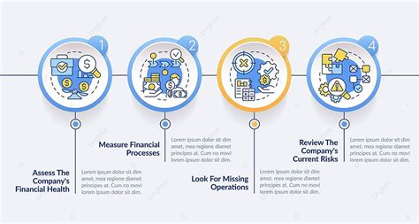 Blue Circle Infographic Template For Assessing Treasury Management Requirements Vector Round