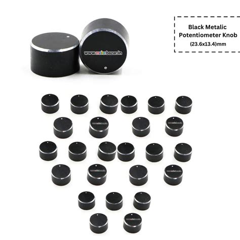 High Quality Black Metal Potentiometer Knob Durable And Stylish Control