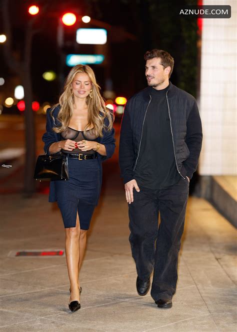 Brooks Nader Sexy Seen With Gleb Savchenko Flashing Her Hot Tits