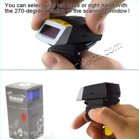 Bluetooth Qr Code Scanner D Barcode Ring With Wearable Armband For
