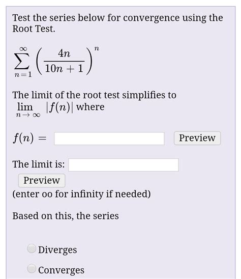 Answered Test The Series Below For Convergence… Bartleby