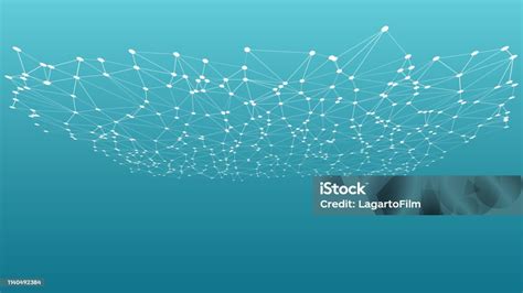 연결 된 선과 점 디지털 기술 3d 벡터 일러스트 0명에 대한 스톡 벡터 아트 및 기타 이미지 0명 3차원 형태 가상현실 Istock