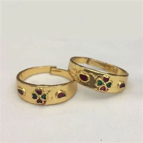 Kc Brassbase Ladies Adjustable Brass Toe Rings 5 G At Rs 40pair In