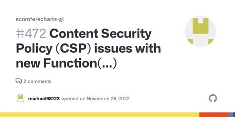 Content Security Policy CSP Issues With New Function Issue