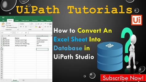 How To Use Excel Sheet Data As Database In Uipath Database Excel Automation Rpalearners