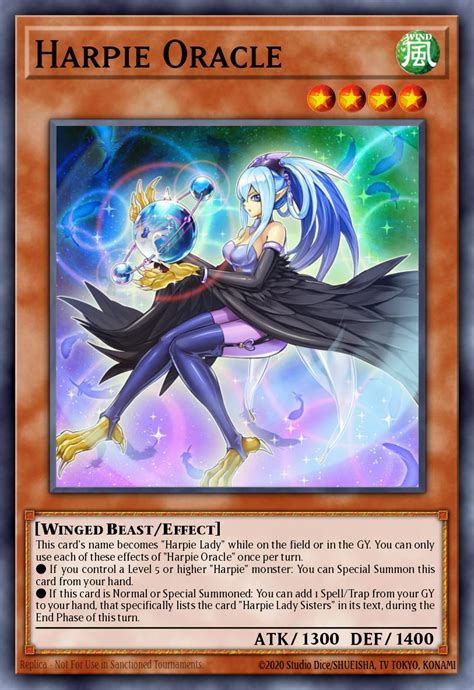 Harpie Oracle Yu Gi Oh Card Database Ygoprodeck