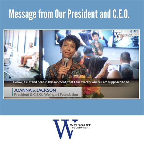 Last Month We Celebrated A New Chapter At Weingart Foundation As Our