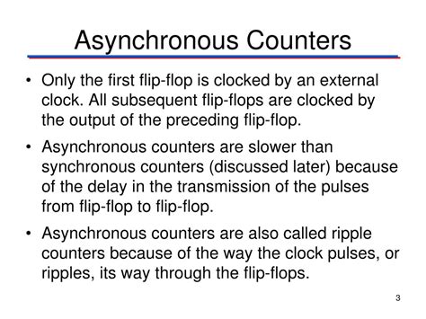PPT Asynchronous Counter PowerPoint Presentation Free Download ID