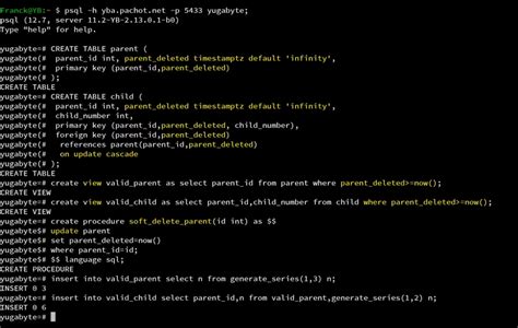 Soft Delete Cascade In PostgreSQL And YugabyteDB DEV Community