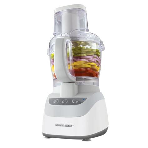 Black Decker FP PowerPro Wide Mouth Cup Food Processor White Food Processors Store
