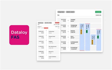 dataloy systems integrated chartering and operations software