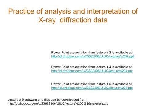 Powerpoint For Lecture 5 Structure Determination