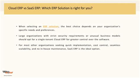 The Difference Between Saas Erp And Cloud Erp Pptx